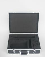 China Aluminum Stander Tool Box 18*13*6 inch, Tool Transport Case With Shoulder Strap Easy For Carry for sale