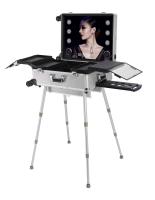 China Professional Bluetooth Aluminum Makeup Case With Light Size 580 * 450 * 220mm Multi Color for sale