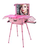 China Professional Bluetooth Aluminum Makeup Case With Light Size 580 * 450 * 220mm Multi Color for sale