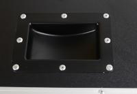 China Reinforce Ball Corner Aluminum Flight Transport Case With Wheels 8mm Thickness Plywood Panel for sale