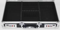 China Black Professional Aluminum Tool Case For Carrying Tool Separated Lining for sale