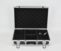 China Black Professional Aluminum Tool Case For Carrying Tool Separated Lining for sale