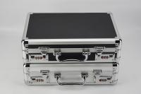 China Black Professional Aluminum Tool Case For Carrying Tool Separated Lining for sale