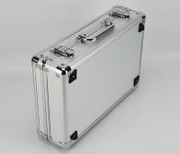 China Diamond ABS Panel Silver Aluminum Tool Storage Case L350 X W250 X H150mm for sale