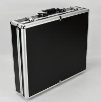 China Black Aluminum Tool Carrying Case 400*360*200mm, Aluminum Tool Briefcase For Sale for sale