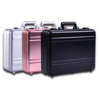 China MS-M-01 B Anodize Black Aluminum Briefcase Aluminum Attache Tool Case for sale