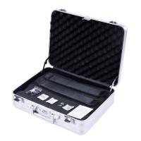 China MS-M-01 S Silver Aluminum Molded Briefcase Aluminum Attache Carrying Case for sale