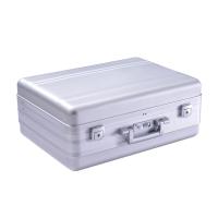 China MS-M-01 S Silver Aluminum Molded Briefcase Aluminum Attache Carrying Case for sale