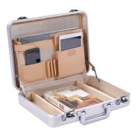 China MS-M-02 Professional Aluminum Molded Alloy Briefcase In Silver, Black, Pink for sale