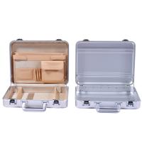China MS-M-05 Anodized Blue Aluminum Suitcase Briefcase For Sale Aluminum Model Case for sale