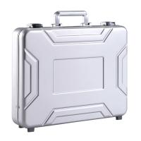 China MS-M-05 Anodized Blue Aluminum Suitcase Briefcase For Sale Aluminum Model Case for sale