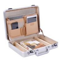 China MS-M-05 Anodized Blue Aluminum Suitcase Briefcase For Sale Aluminum Model Case for sale