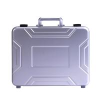 China MS-M-05 Anodized Blue Aluminum Suitcase Briefcase For Sale Aluminum Model Case for sale