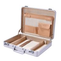 China MS-M-05 Anodized Blue Aluminum Suitcase Briefcase For Sale Aluminum Model Case for sale