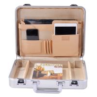 China MS-M-05 Anodized Blue Aluminum Suitcase Briefcase For Sale Aluminum Model Case for sale