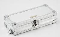 China Hard Aluminum Dart Case Small Dart Carrying Case For Sports Aluminum Silver Dart Box for sale