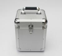 China 7'' LP 50 Aluminum Vinyl Carry Cases Vinyl Records Aluminum Storage Case Record Box for sale