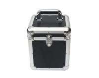 China LPS Black 7'' LP 50 Aluminum Vinyl Carry Cases Vinyl Records Aluminum Storage Case for sale