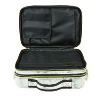 China Large Marble Print Beauty Bags Cosmetic Cases With Size  L400*W290*H140mm Makeup Tool Bag for sale