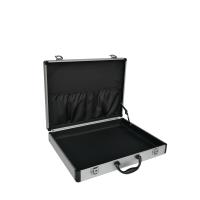 China Aluminum Document Case Small Size 360X220X80mm In Silver Aluminum Business Case For Men for sale