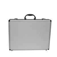 China Aluminum Document Case Small Size 360X220X80mm In Silver Aluminum Business Case For Men for sale