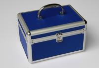 China Blue Aluminum First Aid Box Portable Doctor Case For Carry Medicine And Medicine Tools for sale