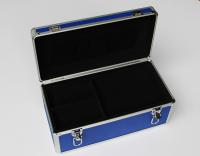 China Blue Aluminum First Aid Box Portable Doctor Case For Carry Medicine And Medicine Tools for sale