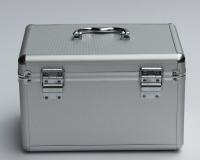 China ABS First Aid Case With Removable Tray For Medicines Small Aluminum Doctor Carry Medicine Box Silver for sale