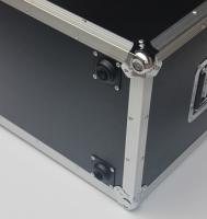 China High quality aluminum flight case to storage instrument black flight carry case for sale