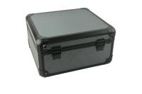 China Iron Grey Aluminum Watches Display Box Aluminum Watch Carry Case for sale