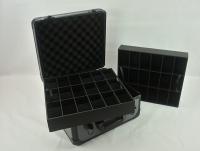 China Iron Grey Aluminum Watches Display Box Aluminum Watch Carry Case for sale