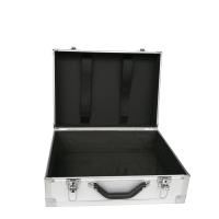 China Silver Aluminum Carry Case With Black Handle Aluminium Tool Carrying Boxes for sale