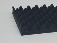 China Egg Foam For Packaging Box Protection Wave Black Foam Use In Case Or Box for sale