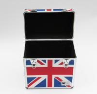 China LP 50pcs DVD Storage Case Aluminum Union Flag Tool Carrying Case for sale