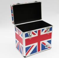China LP 50pcs DVD Storage Case Aluminum Union Flag Tool Carrying Case for sale