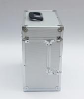 China Aluminum LP 100 12'' Vinyl Storage Case Silver DVD Storage Box for sale