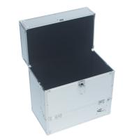 China Alu Storage Case LP Record Holder Retro Musique Storage Box DVDs Organizer for sale