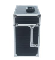 China Pro Vinyl 50pcs Carry Case Black Record Storage Box EVA Interior For Music for sale