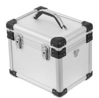 China Small Portable Aluminum Tool Storage Cases With Detachable Foam Dividers for sale