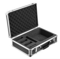 China Durable Aluminum Tool Storage Case Black Aluminum Carrying Tool Case With Foam Layout for sale