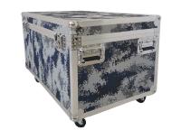 China Large Aluminum Flight Cases PVC Flight Case Empty For Carrying Army Tools for sale