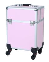China Portable Rolling Pro Makeup Cases,Rolling Cosmetic Organizer for sale