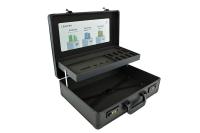 China Aluminum Black Tool Equipment Suitcase, Aluminum Tool Briefcase for sale