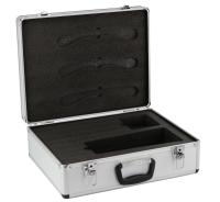 China OEM/ODM Wholesale Silver Aluminum Carrying Cases With Custom Made Die Cut Foam Insert And Logo for sale