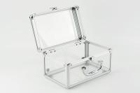 China Customized Aluminum Acrylic Box, Aluminum Transparent Show Cases Aluminum Transparent Acrylic Display Box for sale