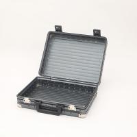 China Aluminum Molded Suitcase For Men Metal Gray Carrying Box for sale