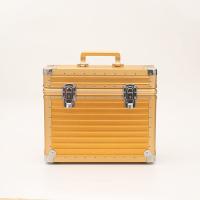 China Aluminum Carry Case Molded Hard Box Gold Empty for sale