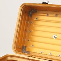 China Aluminum Carry Case Molded Hard Box Gold Empty for sale