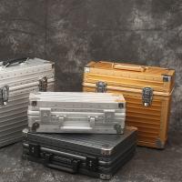 China Aluminum Carry Case Molded Hard Box Gold Empty for sale
