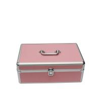 China Pink Aluminum Euipment Tool Storage Box Carrying Case Aluminium Customized for sale